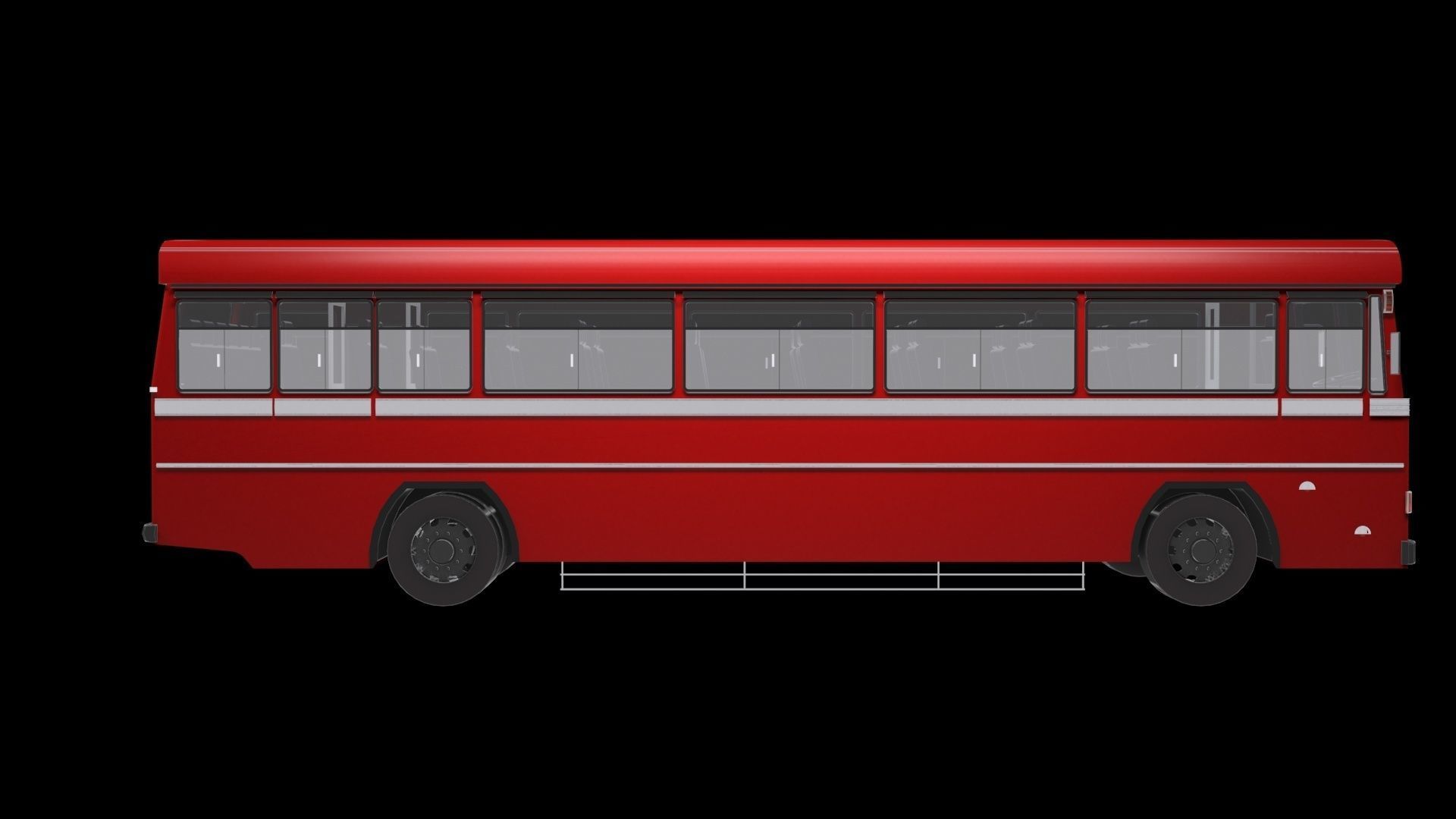 Public transport bus service 3D model | CGTrader