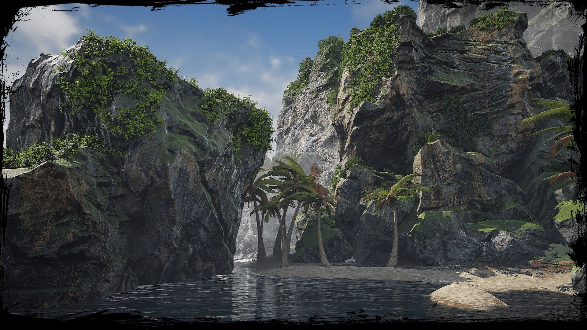 3D model Sharurs Tropical Island Unreal Engine 4 VR / AR / low-poly | CGTrader