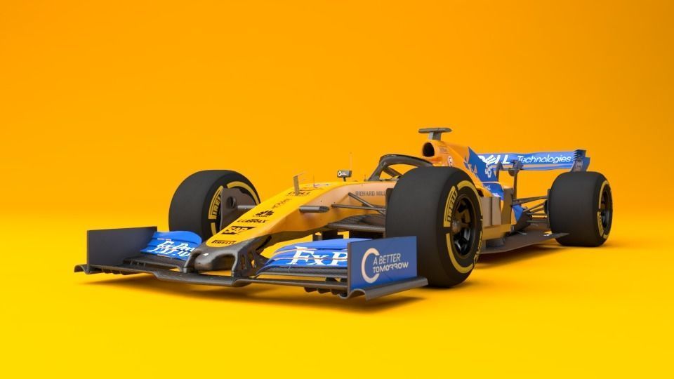 3D model McLaren MCL 34 3D MODEL F1 2019 VR / AR / low-poly | CGTrader
