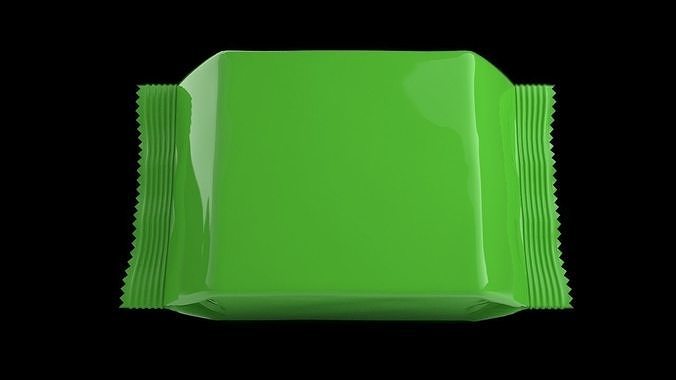 Product render Biscuit packet 3D model | CGTrader
