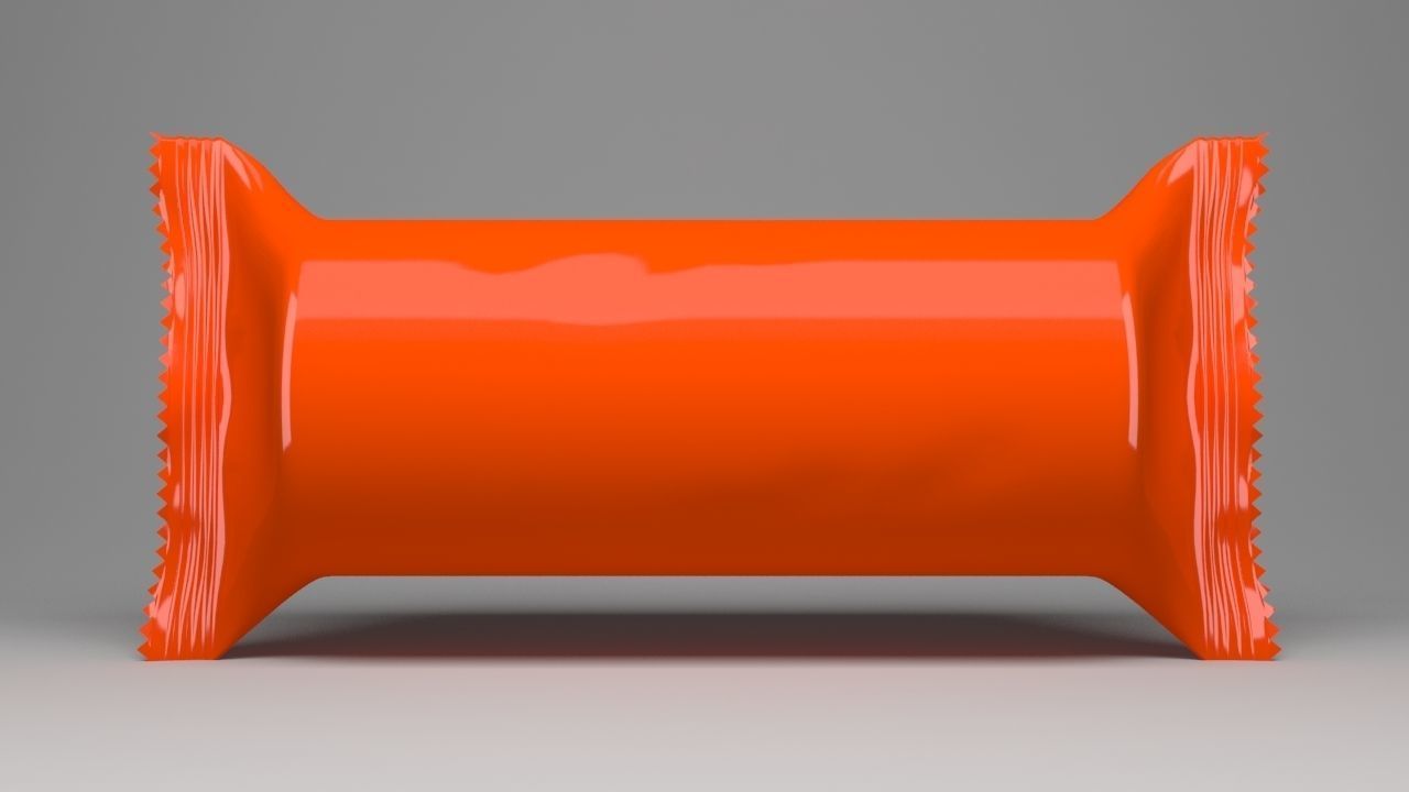 Product render Biscuit packet 3D model miscellaneous