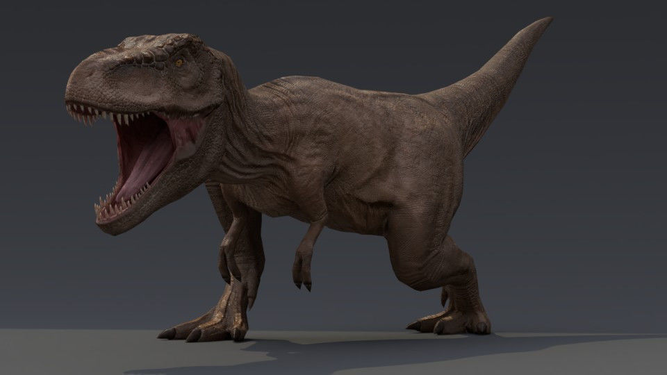 3D model Tyrannosaurus Rex VR / AR / low-poly rigged animated | CGTrader