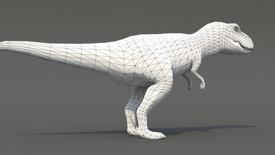 3D model Tyrannosaurus Rex VR / AR / low-poly rigged animated | CGTrader