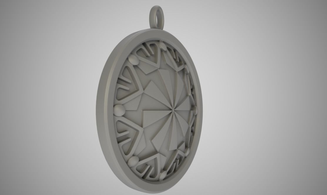 Sun Pendant 3D model 3D printable | CGTrader