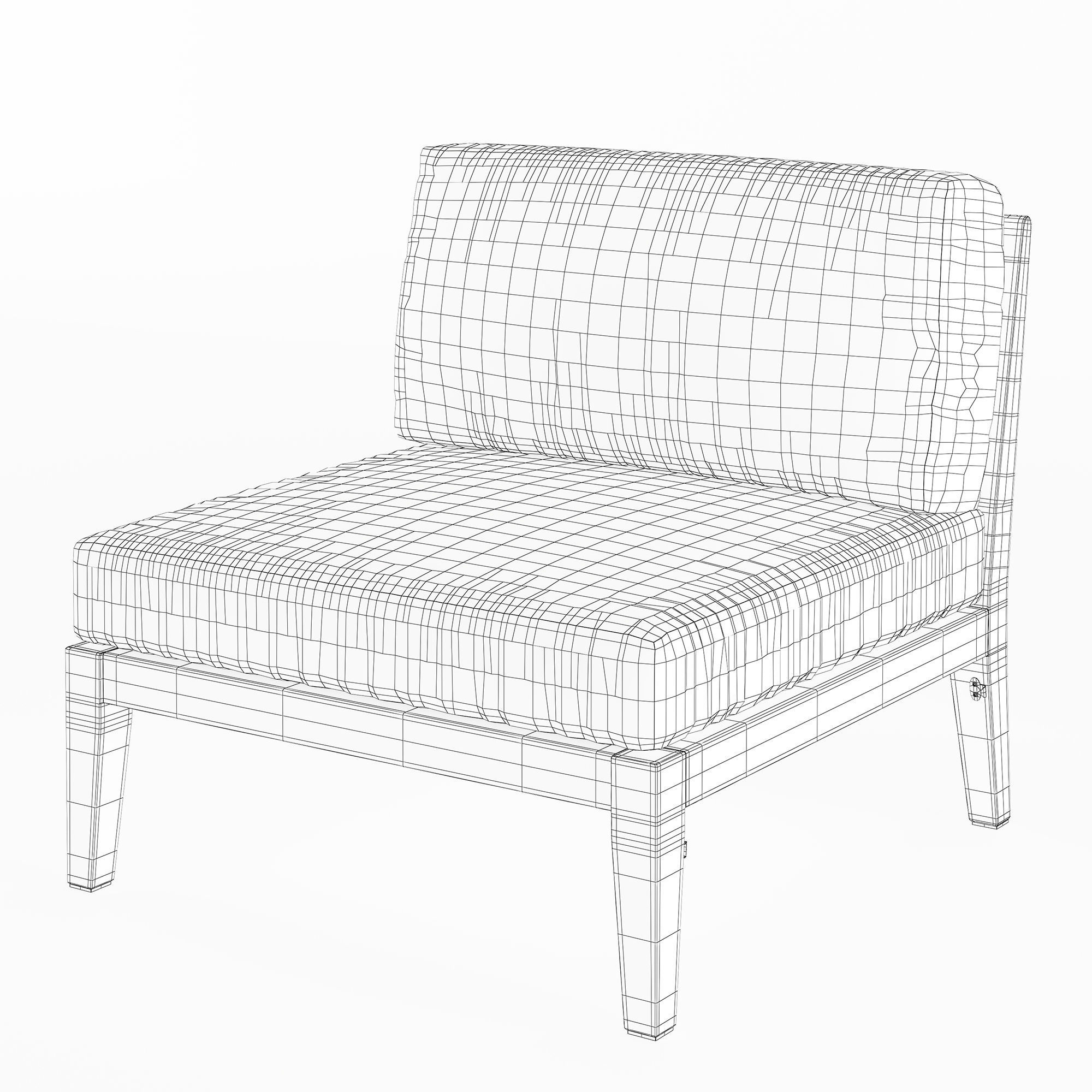 Milton Outdoor Modular Sofa 3D model | CGTrader