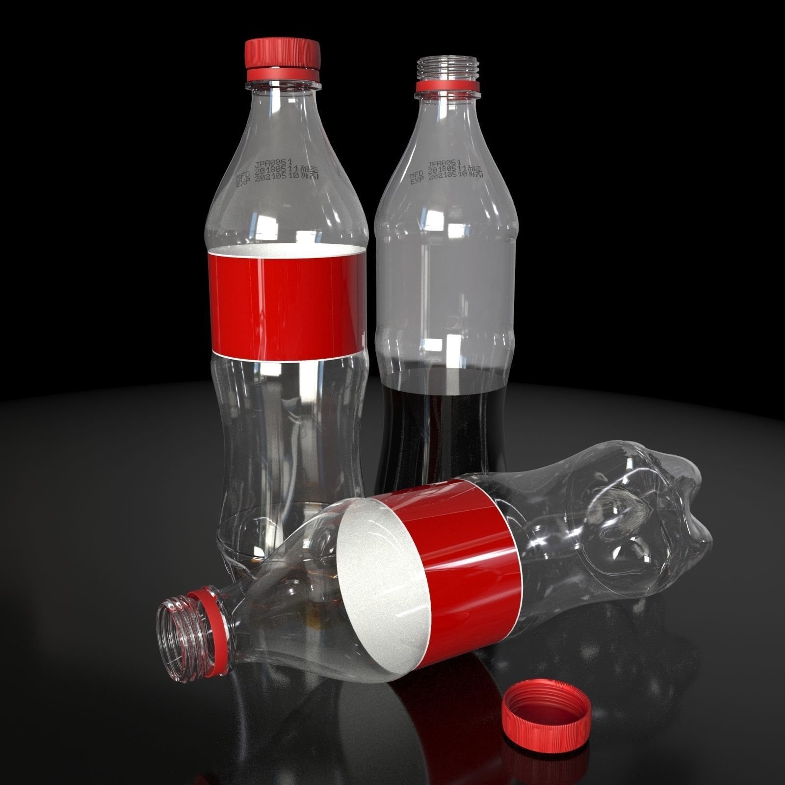 Plastic Bottle 3D model | CGTrader