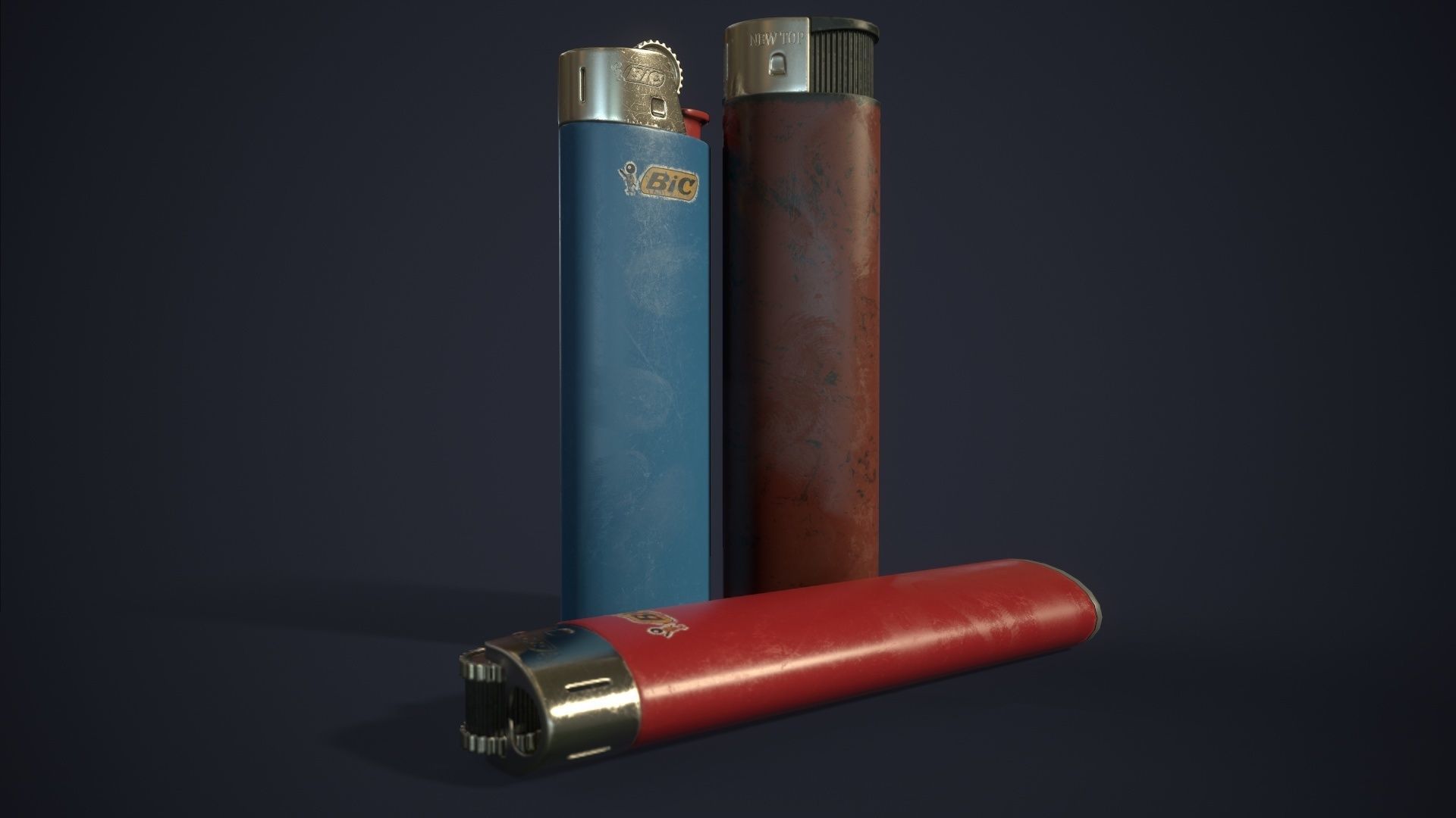 3D model Disposable lighters VR / AR / low-poly | CGTrader