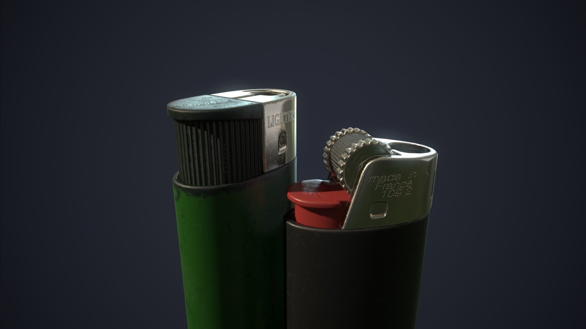 3D model Disposable lighters VR / AR / low-poly | CGTrader