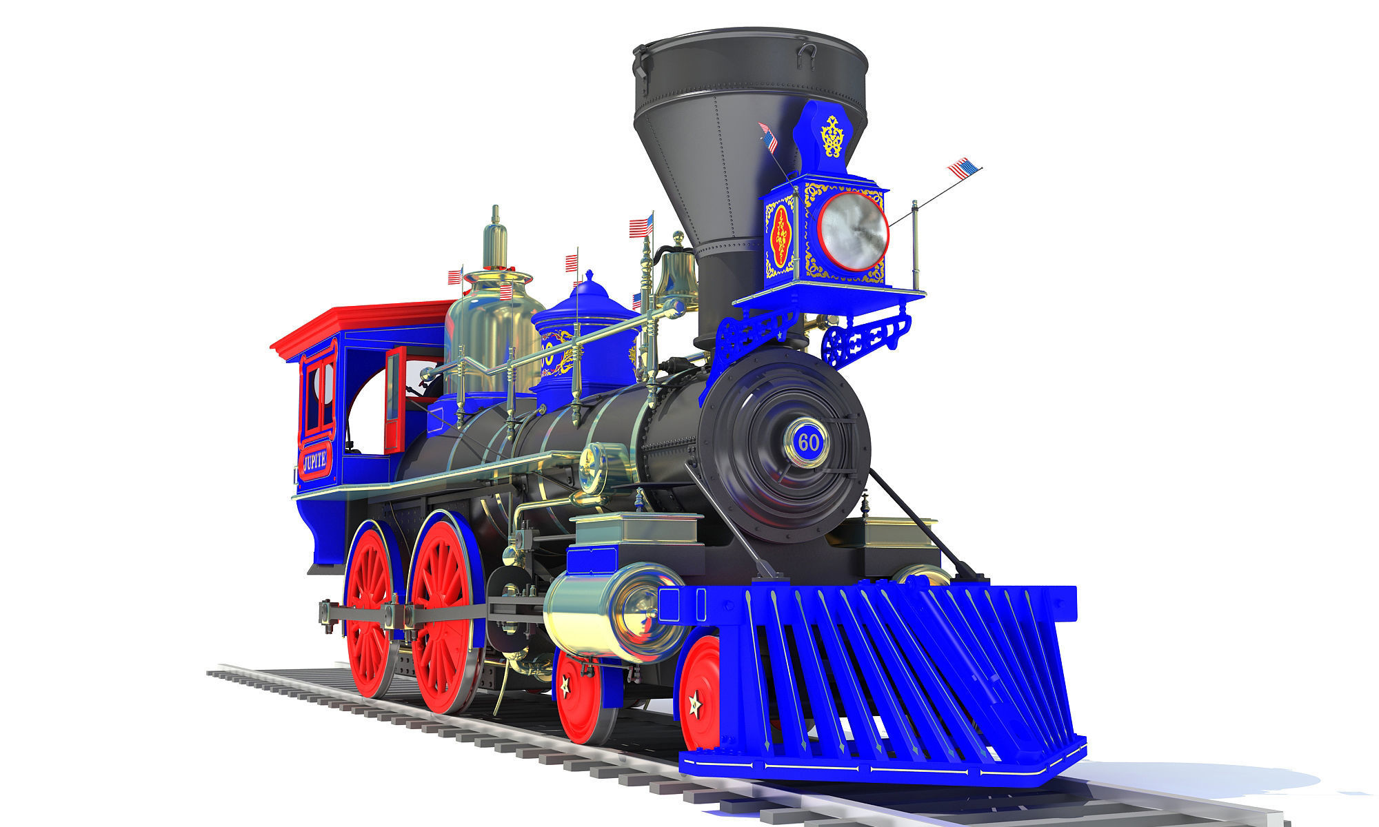 Jupiter Locomotive 3D model | CGTrader