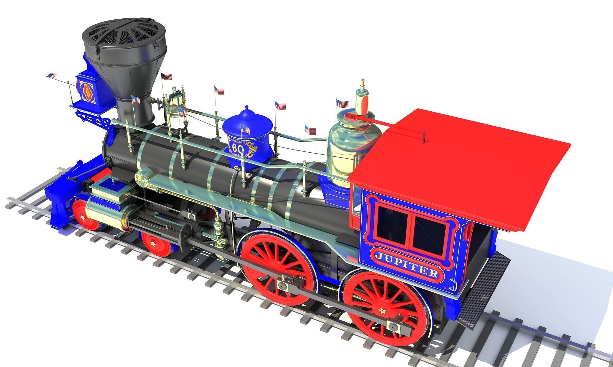 Jupiter Locomotive 3D model | CGTrader