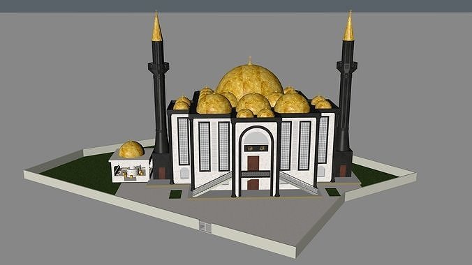 muslim mosque 3d model 3D model | CGTrader