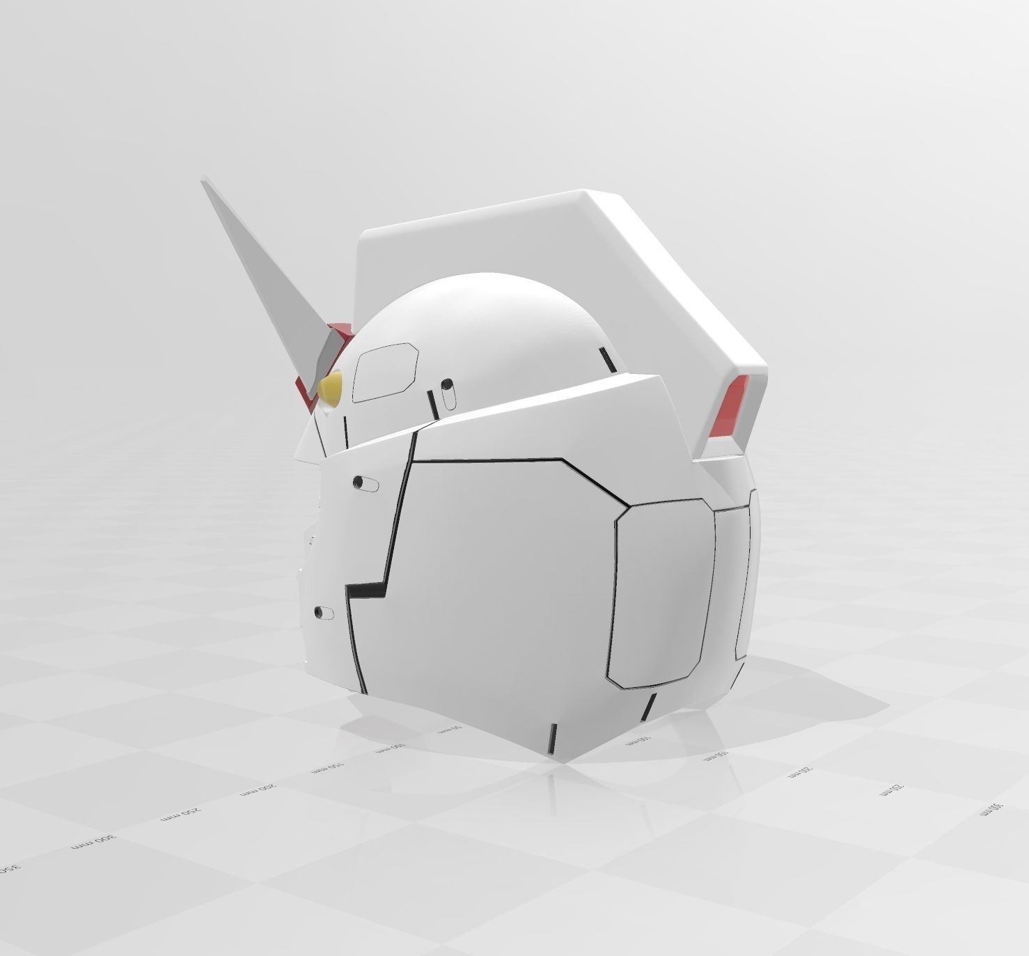 GUNDAM RX-78-2 Helmet COSPLAY 3D model 3D printable | CGTrader