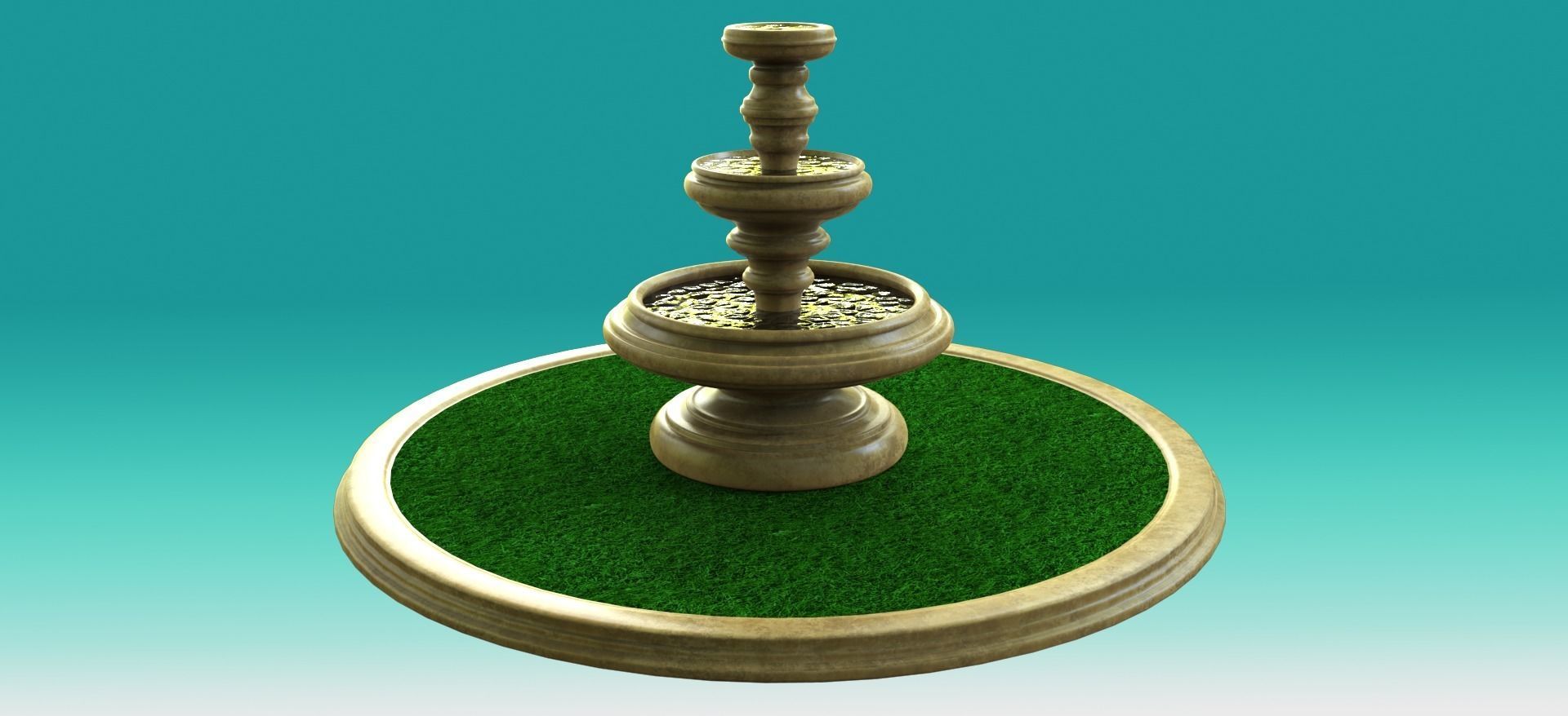 Fountain free 3D model | CGTrader
