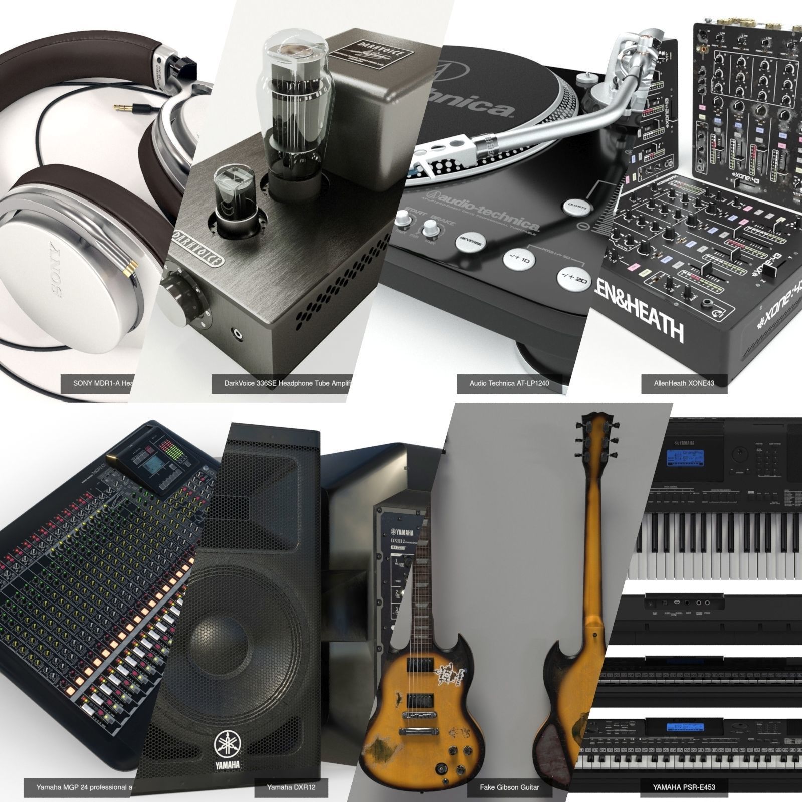 3D model Musical Stuff | CGTrader