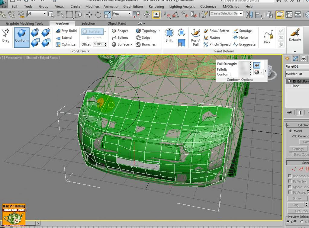 3ds max 2015 Freeform e Selection vol 20 cd front 3D model | CGTrader