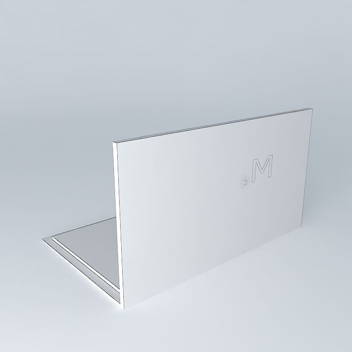 Basic Laptop free 3D model | CGTrader