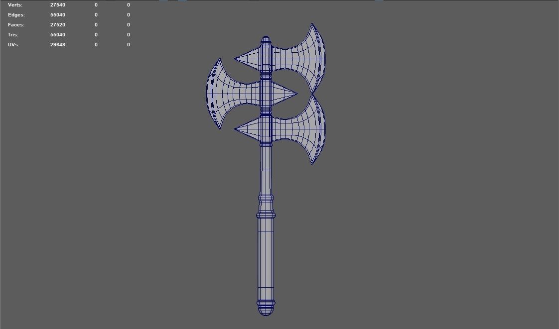 Conan the barbarian axe 3D model | CGTrader