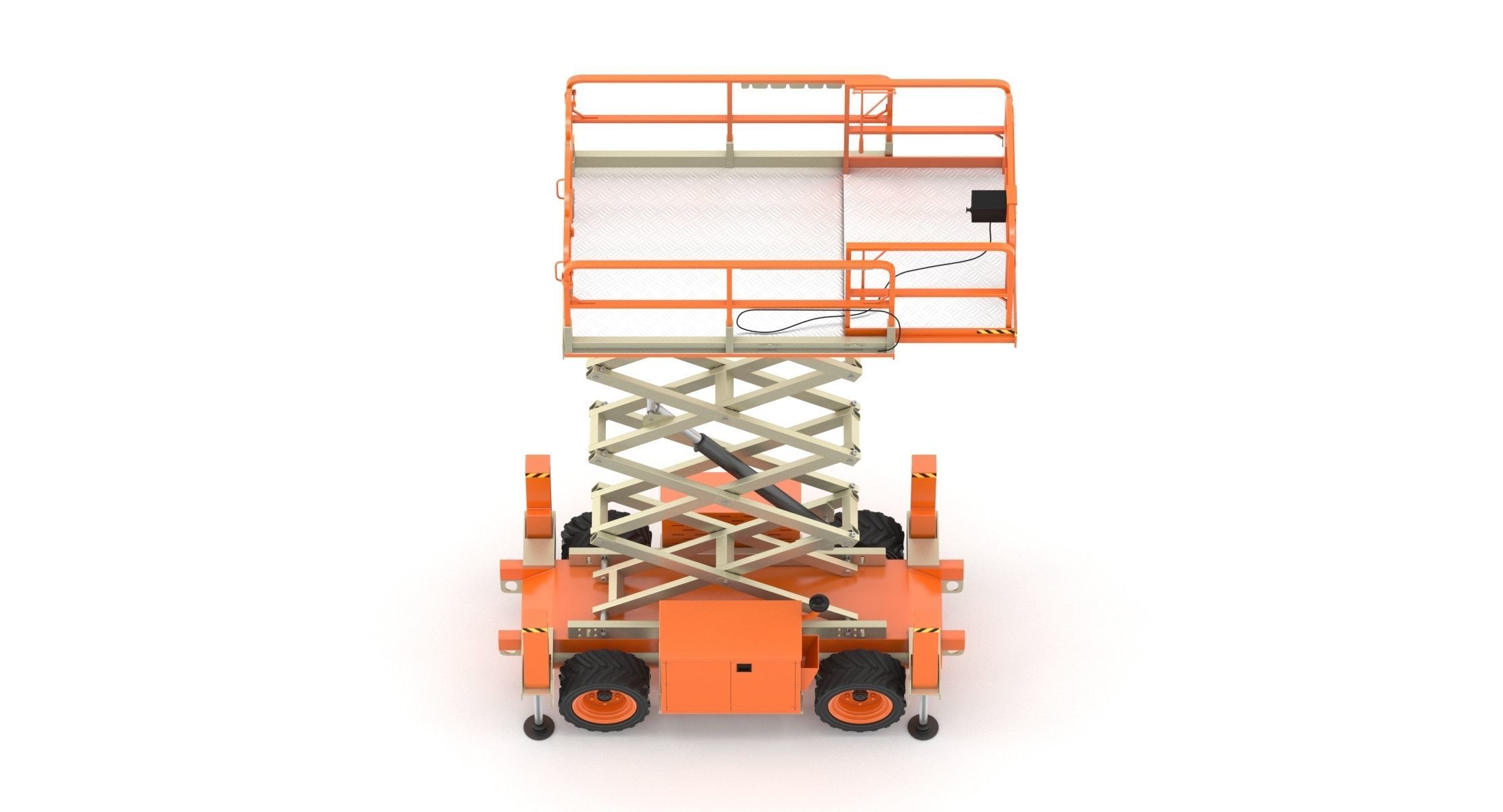 JLG Engine Powered Scissor Lift 3D model | CGTrader