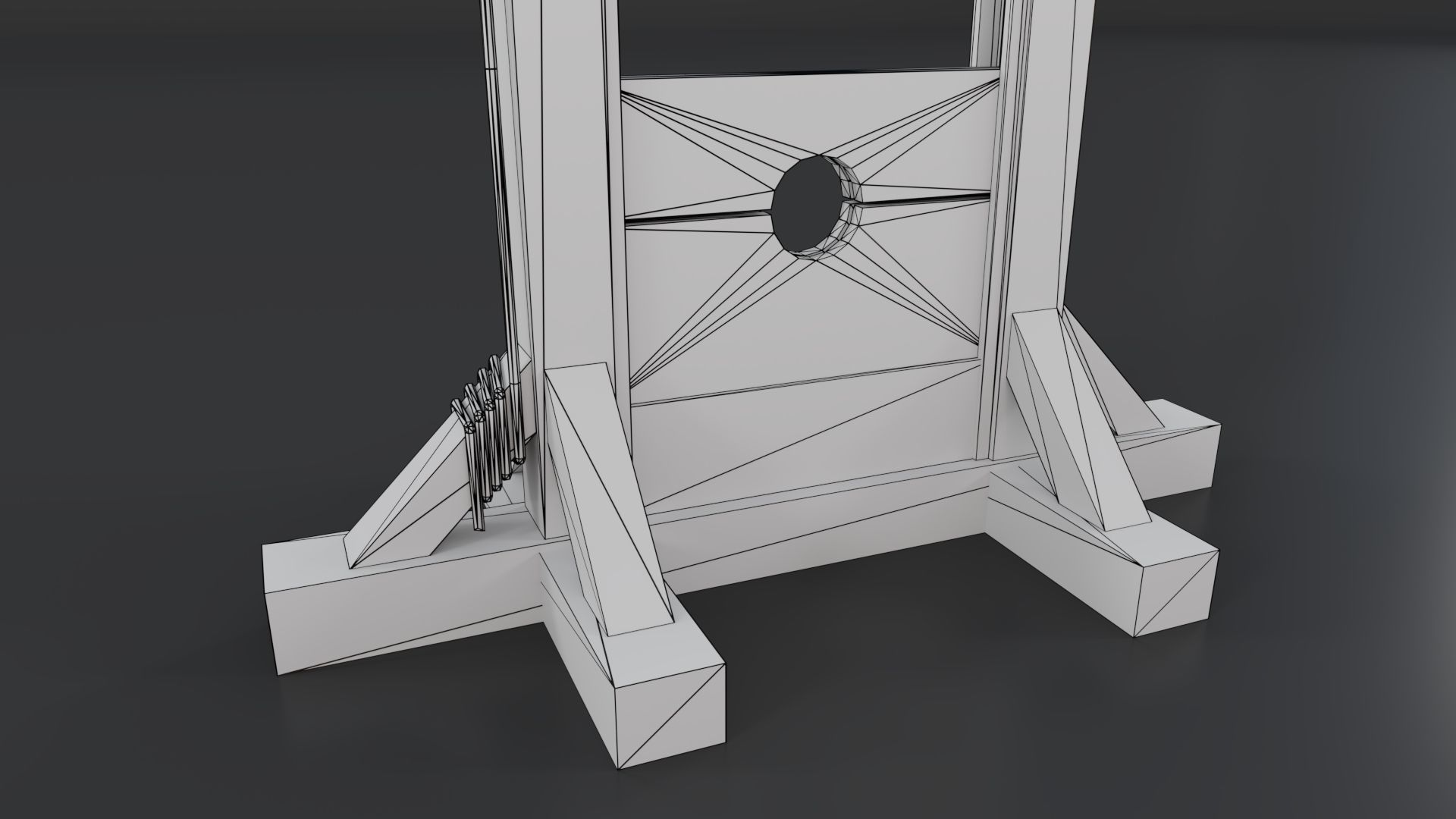 3D model Medieval Guillotine PBR 1 VR / AR / low-poly | CGTrader