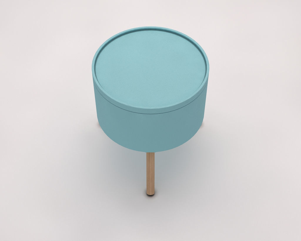 SIDE TABLE---Chest and tripod 3D model rigged | CGTrader