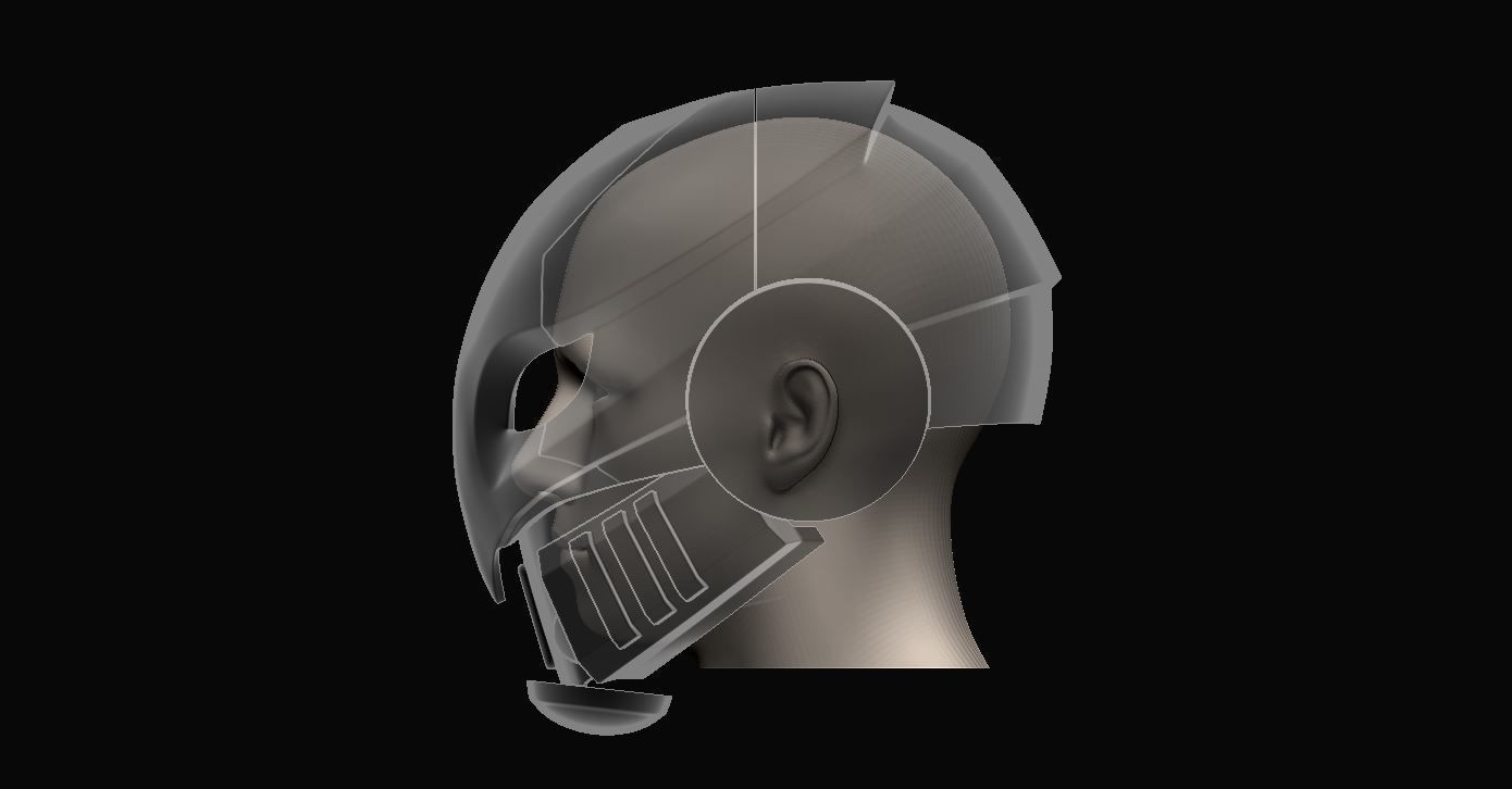 Celestial Nighthawk exotic helmet 3D model 3D printable | CGTrader