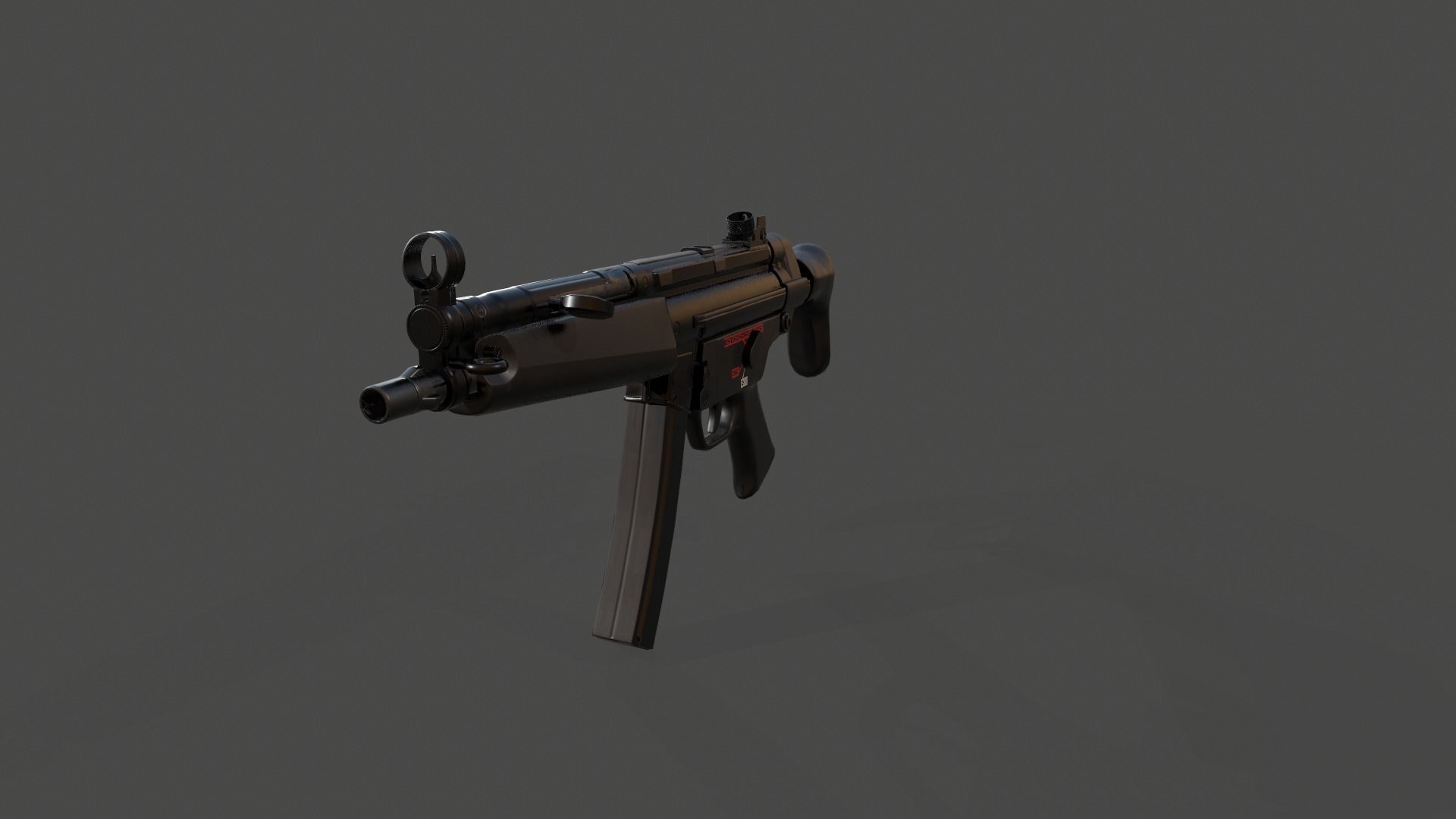 3D model MP5A3 gun VR / AR / low-poly | CGTrader