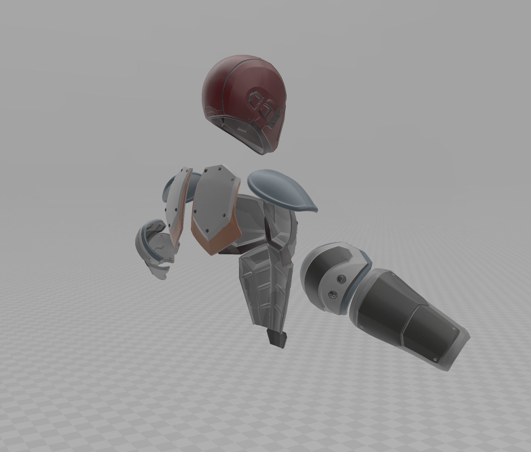 Batman Red Hood IJ2 Armor INJUSTICE 2 3D model 3D printable | CGTrader