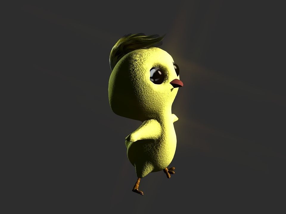 3D model Chickeen puppet VR / AR / low-poly rigged | CGTrader