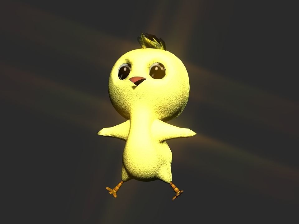 3D model Chickeen puppet VR / AR / low-poly rigged | CGTrader
