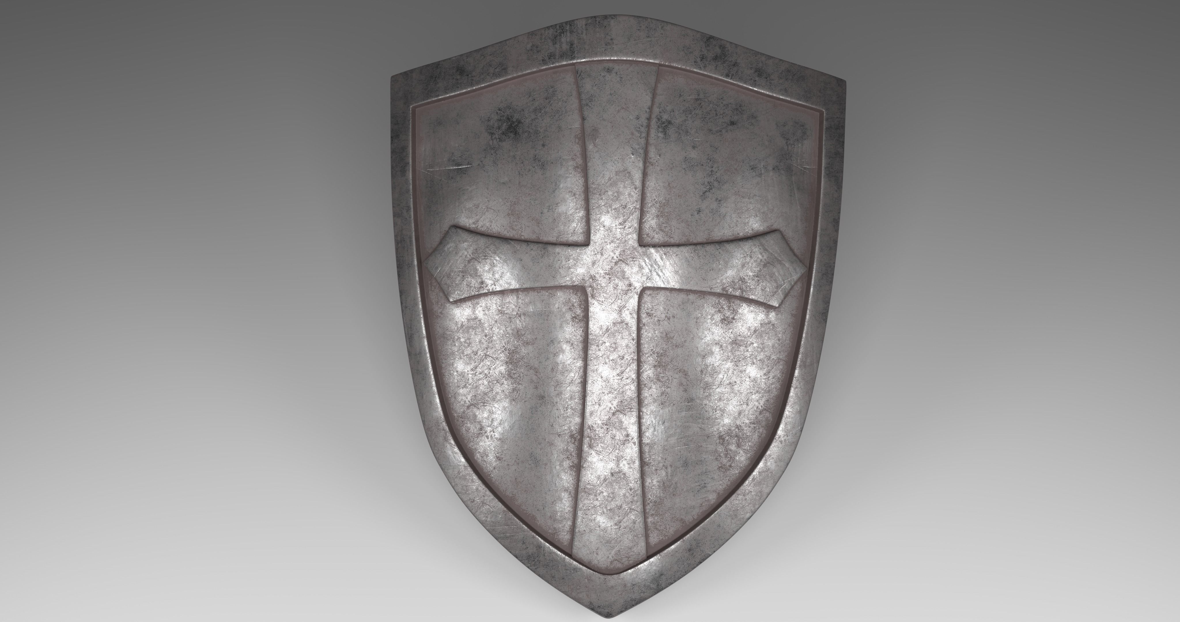 Simple Shield 3D | CGTrader