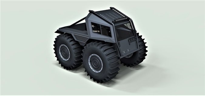 SHERP pickup 3D model | CGTrader
