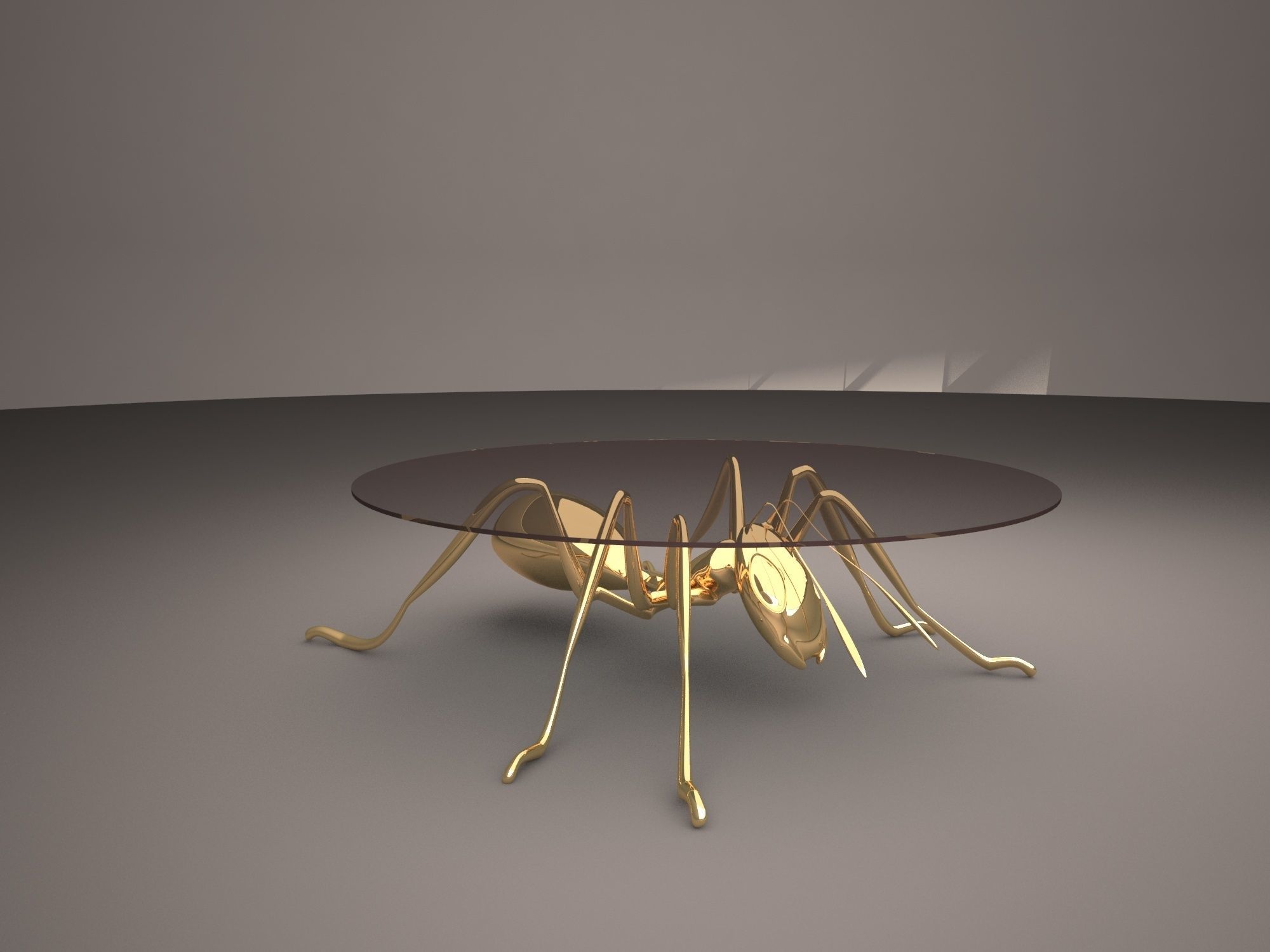 Ant Coffee Table Concept free 3D model animated | CGTrader