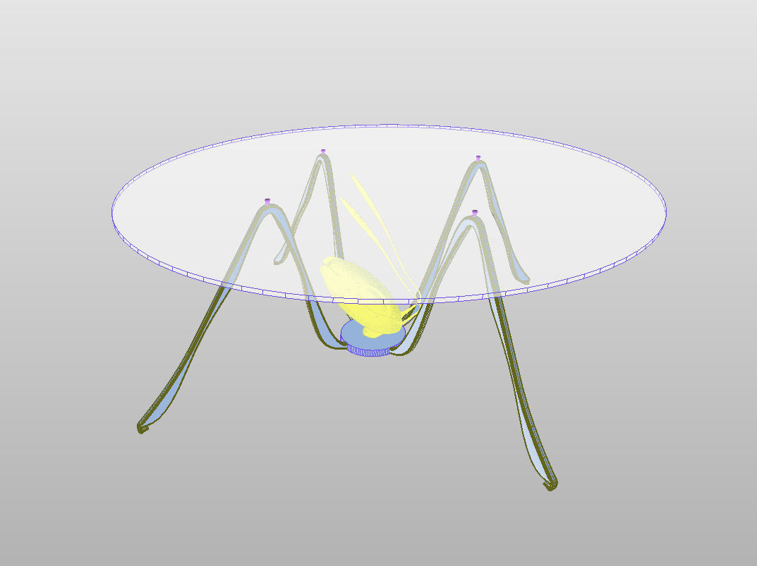 Ant Coffee Table Concept free 3D model animated | CGTrader