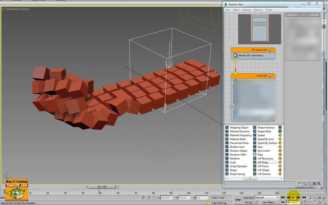 3ds max 2015 MP Particle Flow vol 46 cd front 3D model | CGTrader