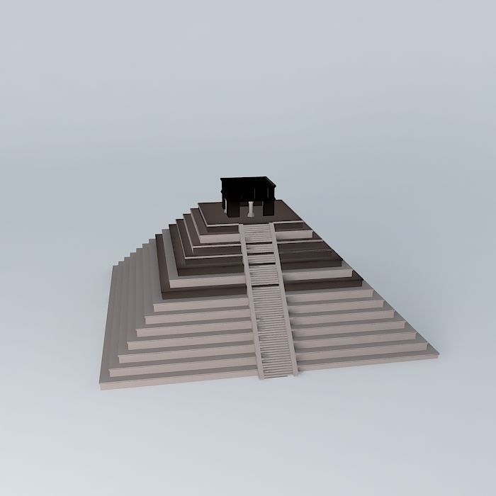 Incan temple free 3D model | CGTrader