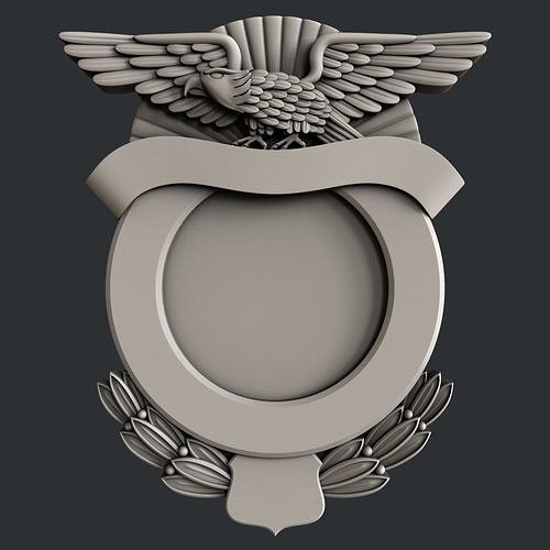 3d STL models for CNC router Badge 3D model | CGTrader