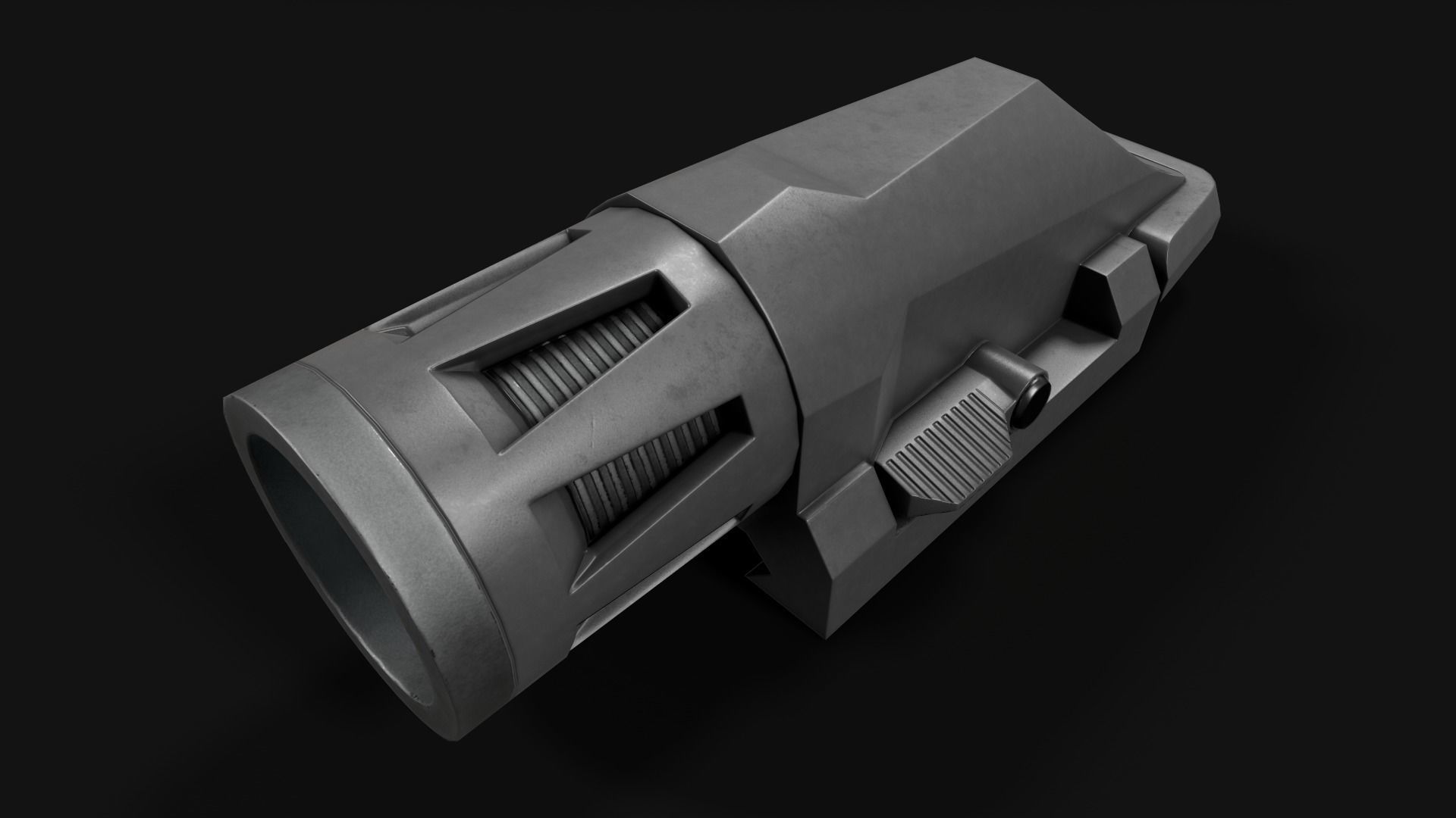 3D model Inforce WML Rifle Weapon Mounted Light VR / AR / low-poly ...