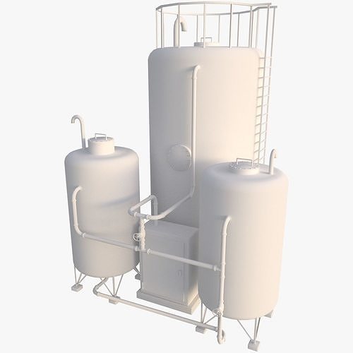 3D model Industrial Tank Type 1 VR / AR / low-poly | CGTrader