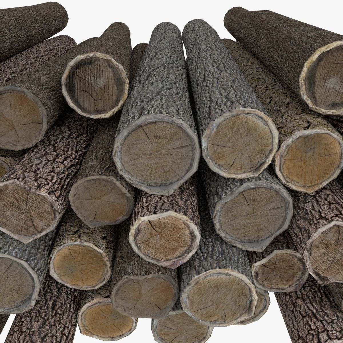 3D model Wood Log 5 Low Poly VR / AR / low-poly | CGTrader