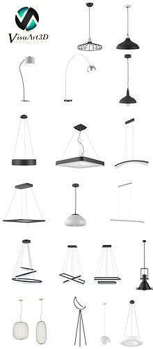 Led Light Collection | CGTrader