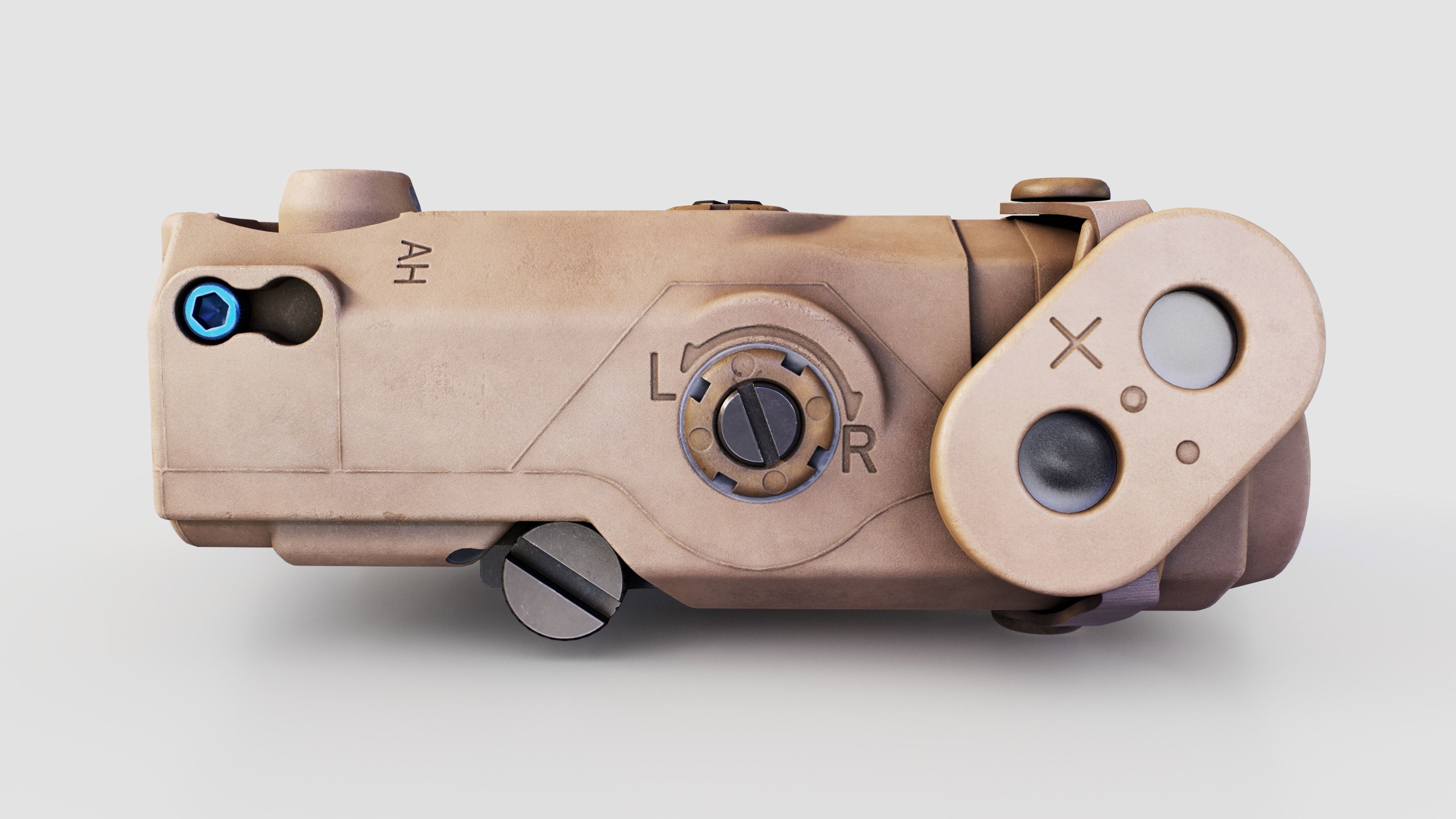 3D model EOTech ATPIAL AN PEQ-15 Laser Aiming Device VR / AR / low-poly ...