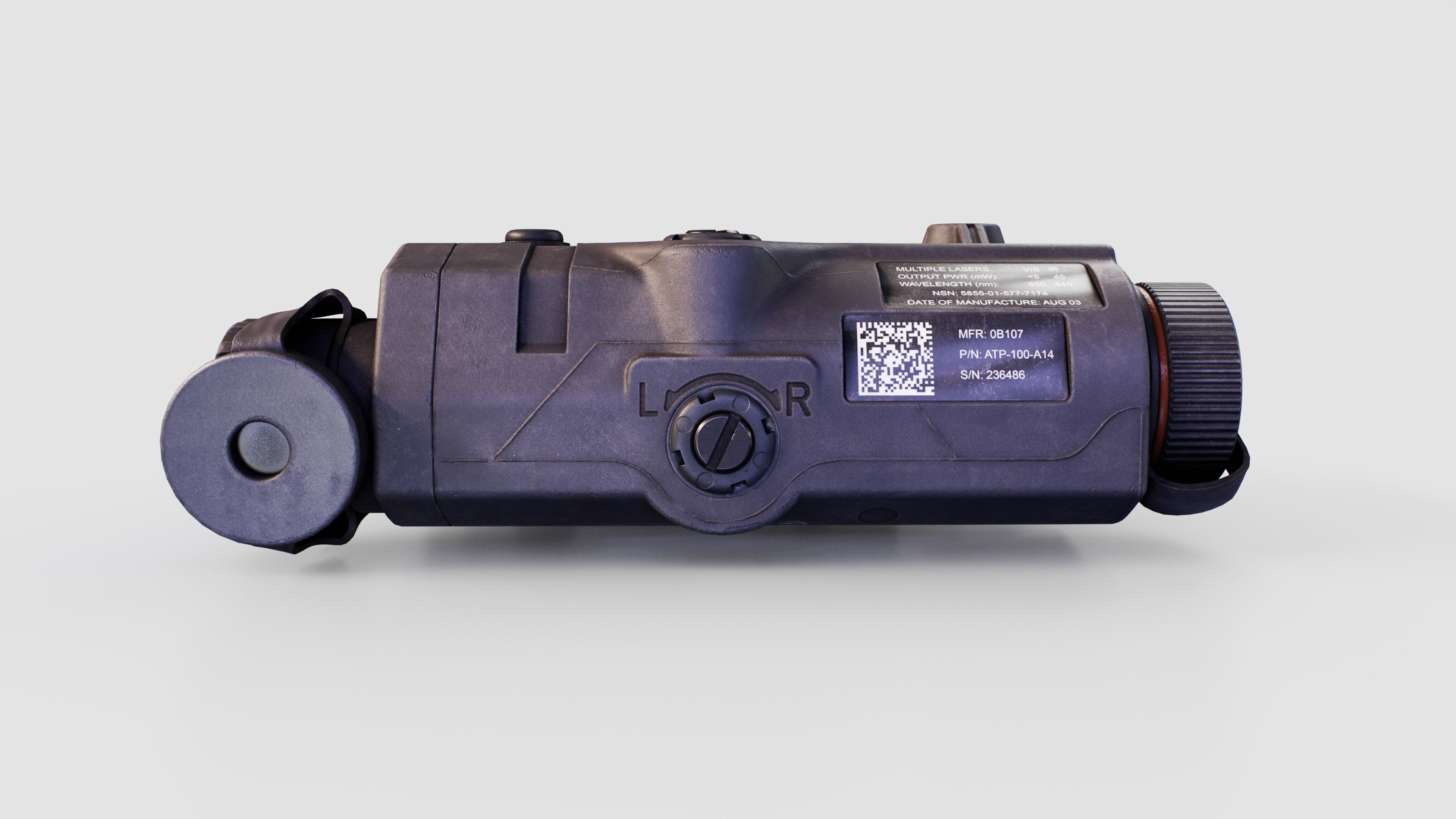 3D model EOTech ATPIAL AN PEQ-15 Laser Aiming Device VR / AR / low-poly ...