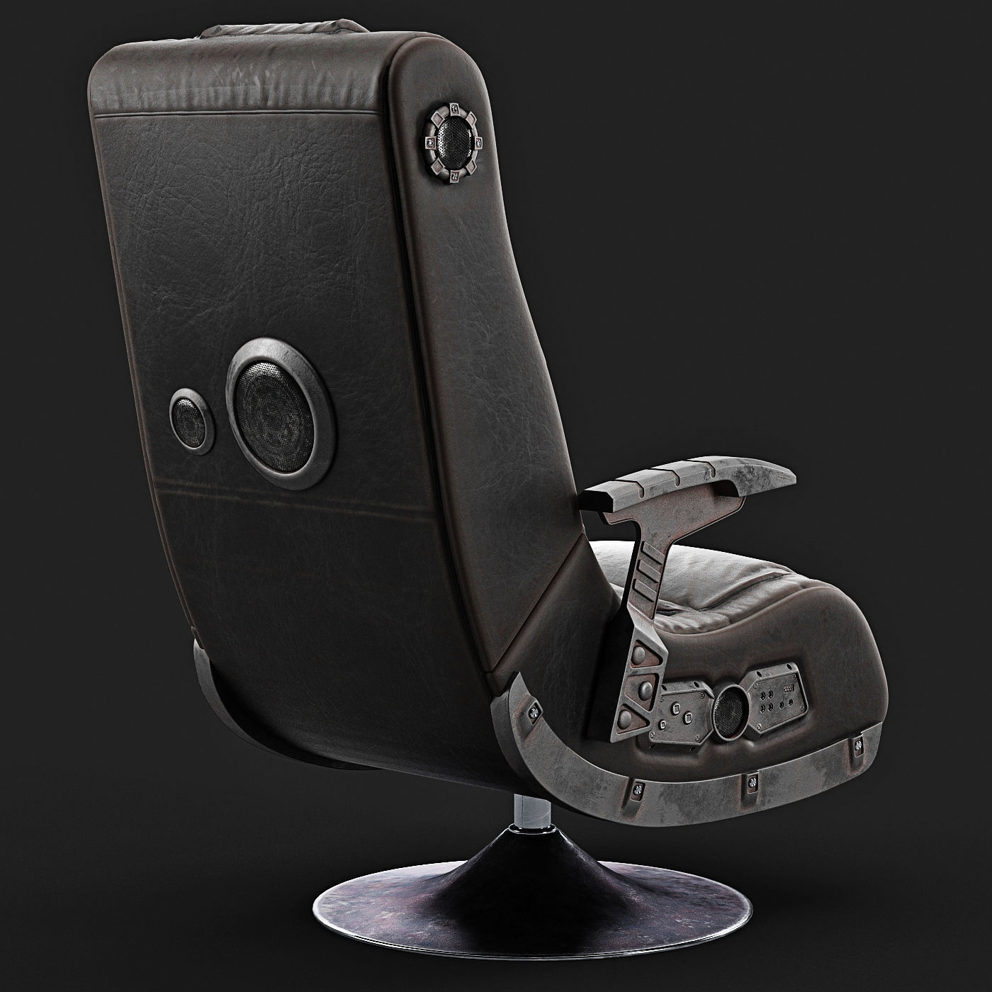 X-Rocker Chair Aged 3D model | CGTrader