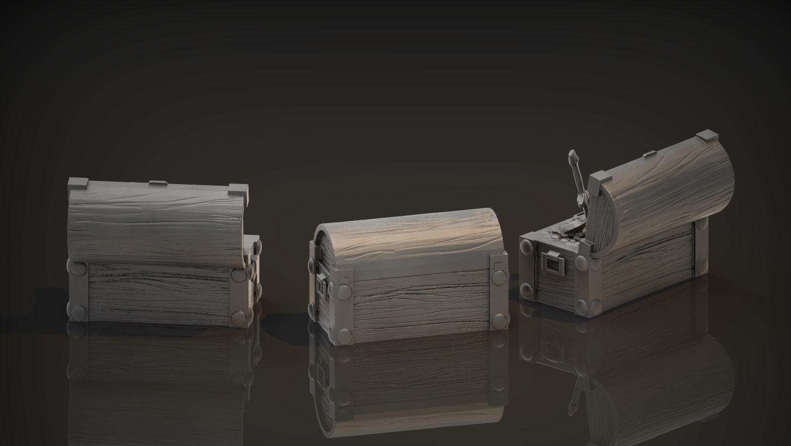 Simple Treasure Chests for Dungeons and Dragons 3D model 3D printable ...