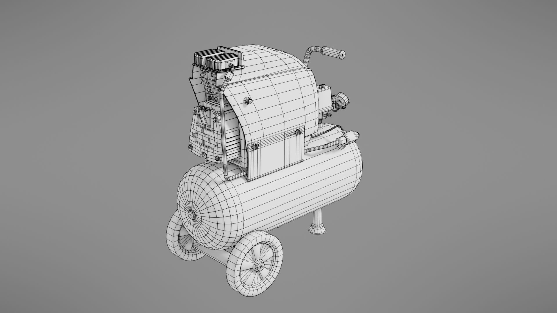 3D model Air compressor 3 VR / AR / low-poly | CGTrader
