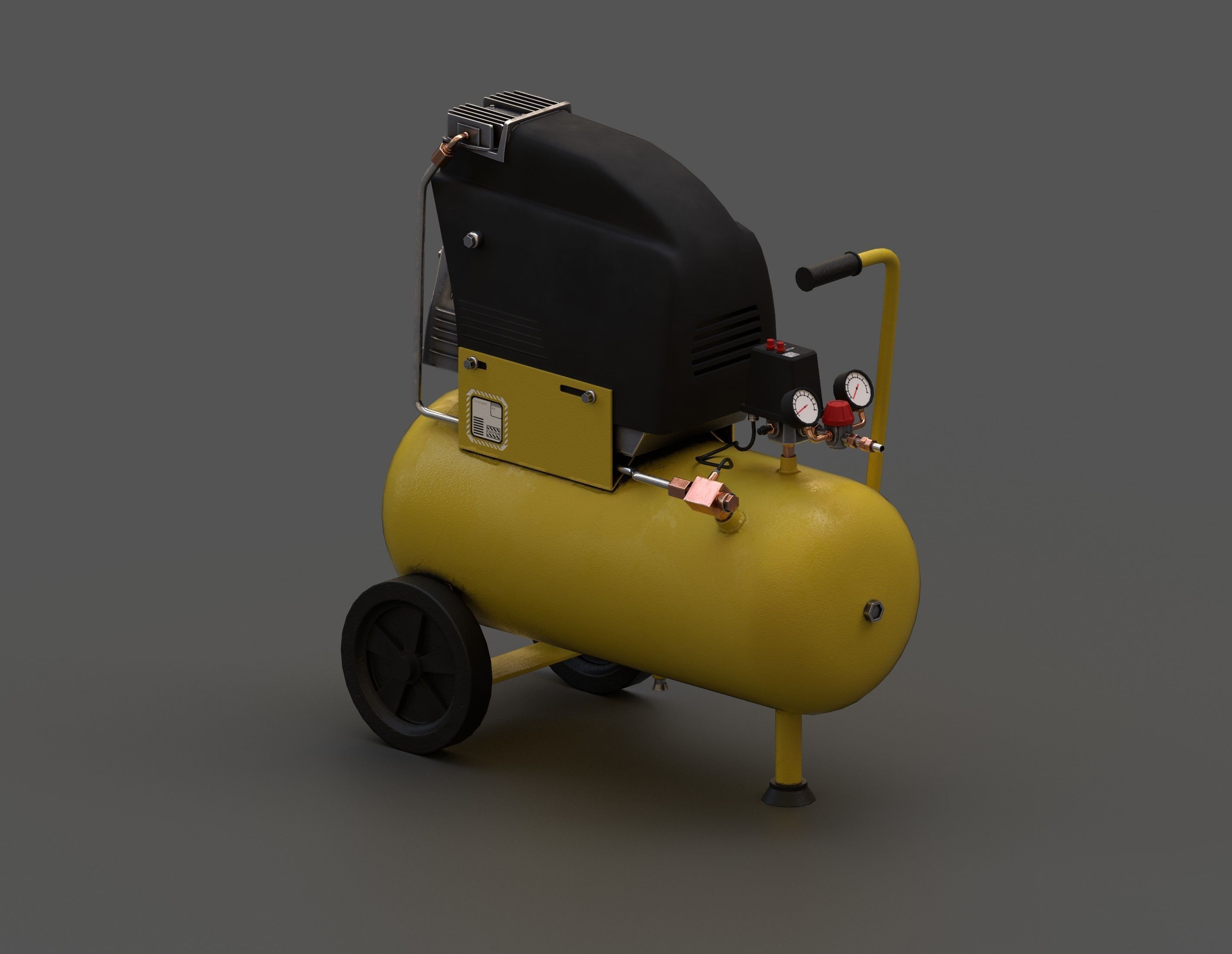 3D model Air compressor 1 VR / AR / low-poly | CGTrader