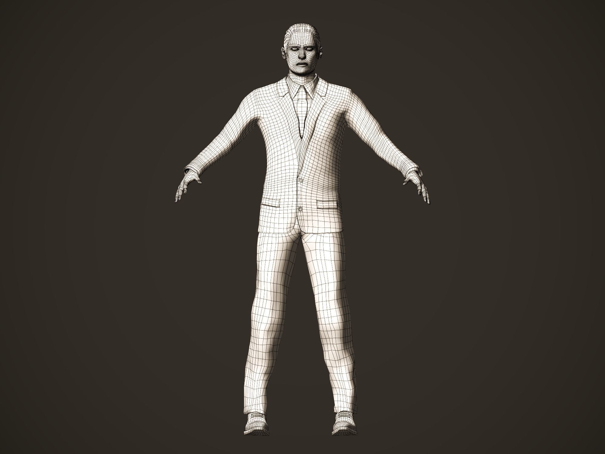 Office man character free VR / AR / low-poly 3D model rigged | CGTrader