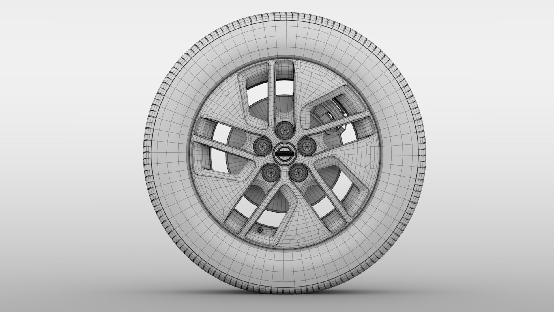 Nissan NV Combi wheel 2017 3D model | CGTrader