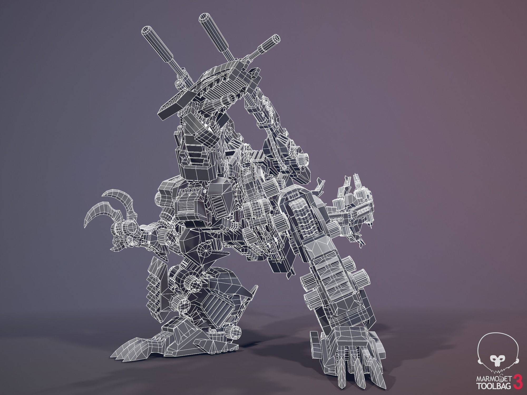 Zoid Genosaurer model 3D PBR 3D model | CGTrader