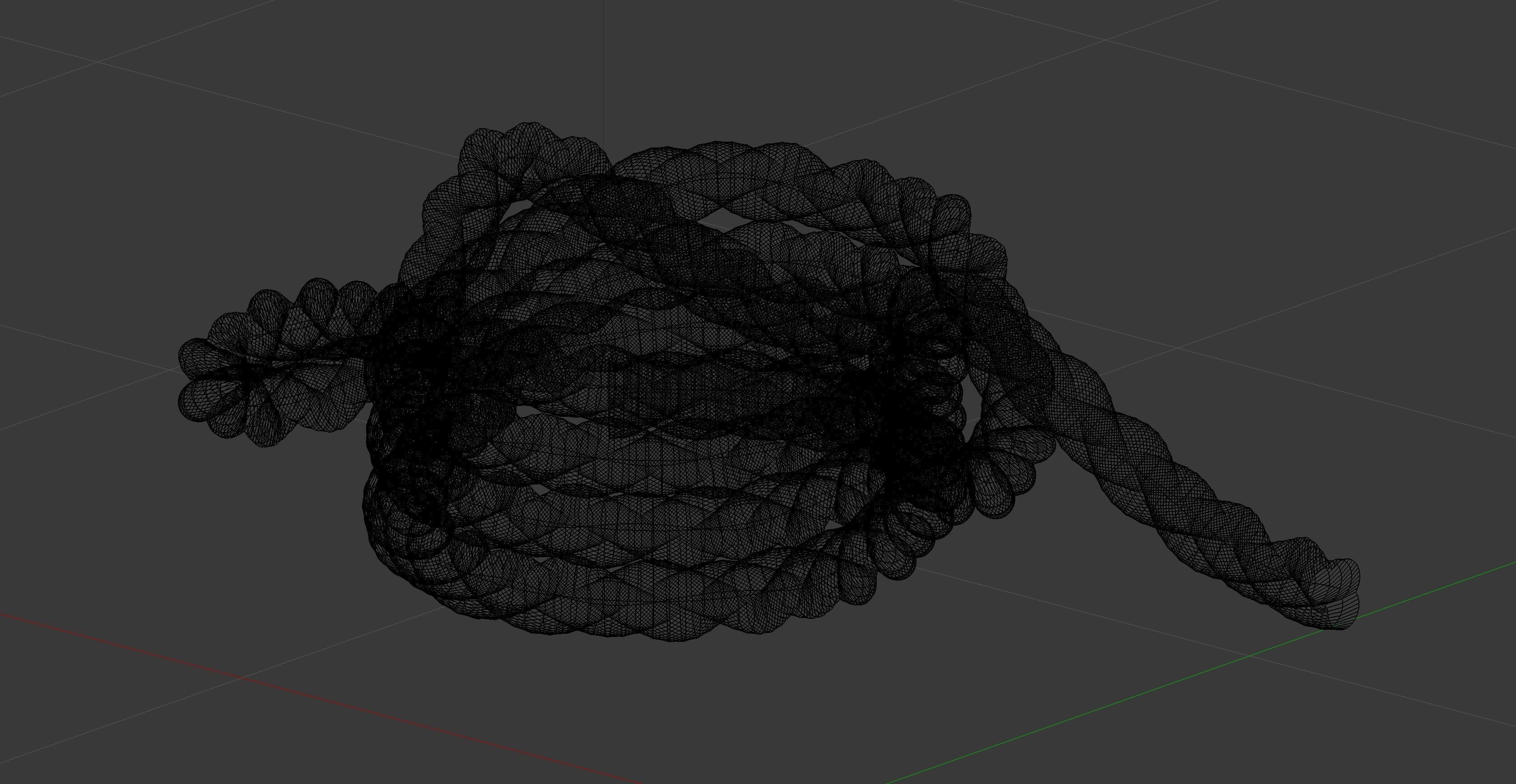 3D model Rope Pile VR / AR / low-poly | CGTrader